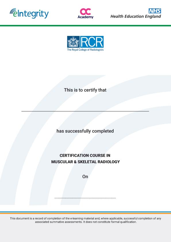 Musculoskeletal Radiology Course | OC Academy